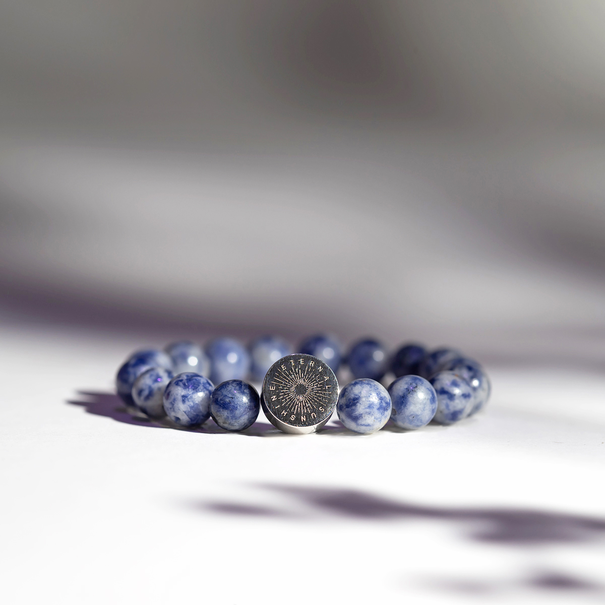 Sodalite Crystal Beaded Bracelet (Reiki Infused) | Divine Reiki Studio ...